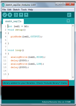การติดตั้ง Library บน Arduino IDE